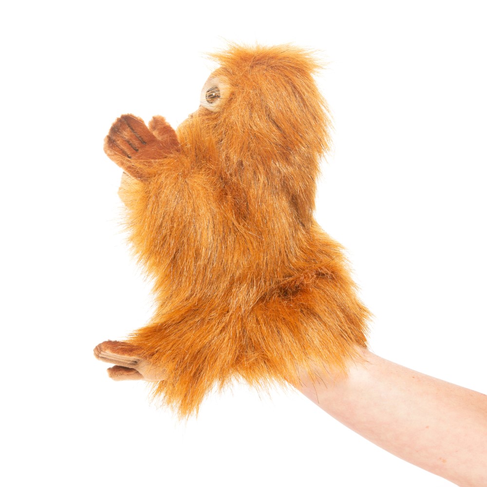 Orangutan Puppet 25cmH - Hamac Trading