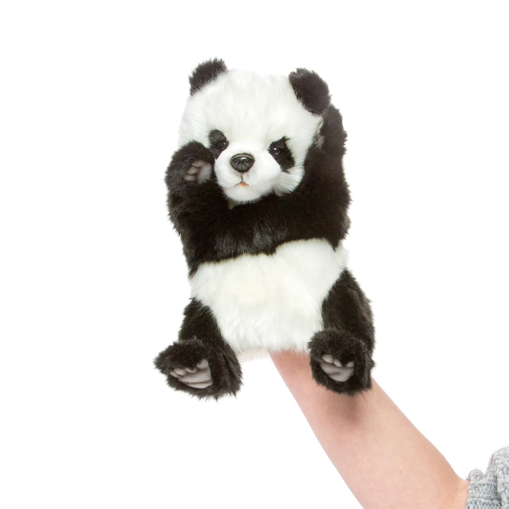 Panda Bear Puppet 30cmH - Hamac Trading