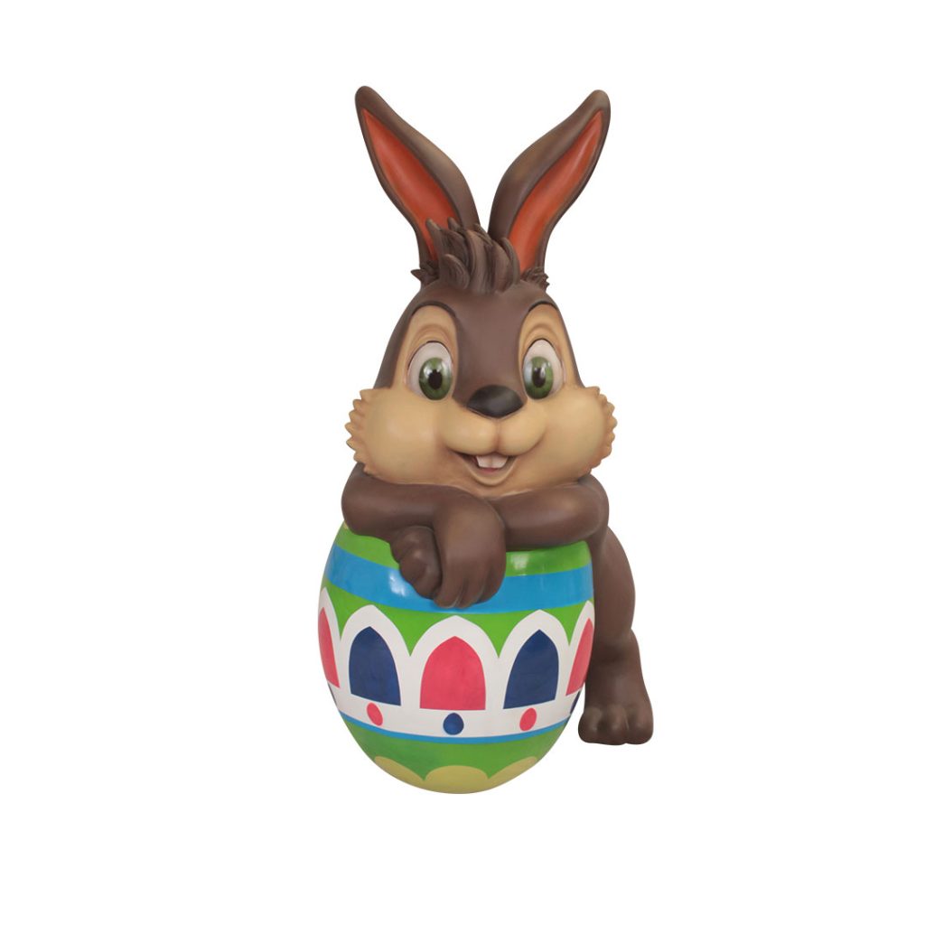 Easter Bunny on Egg – Fun Easter Display Prop