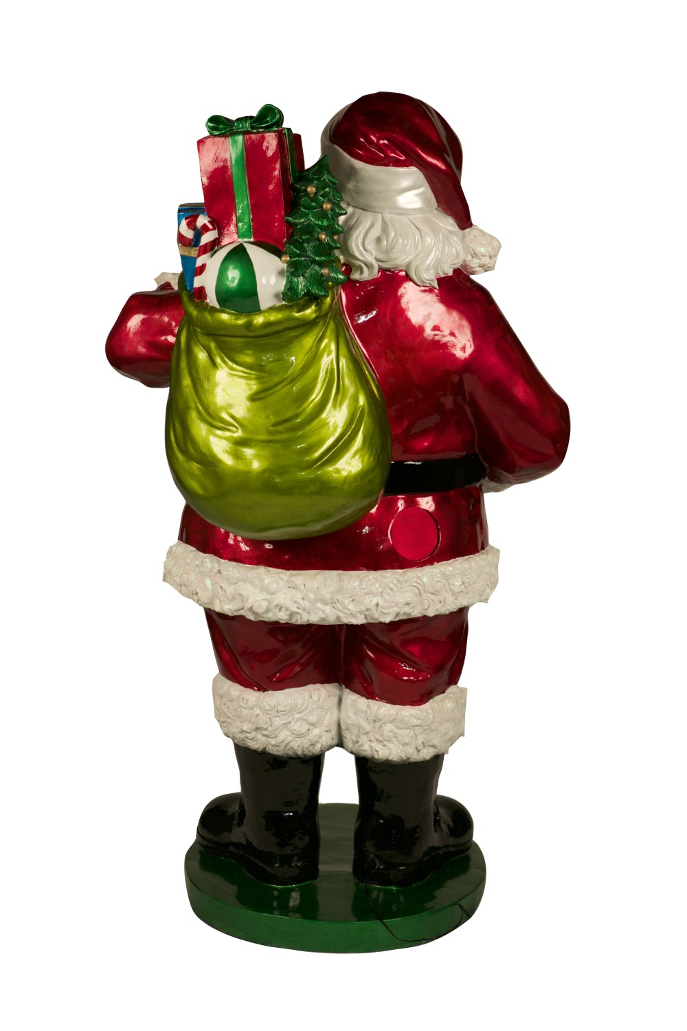 Santa with Gift Sack (18 LEDS) | Warm & Festive LED Prop
