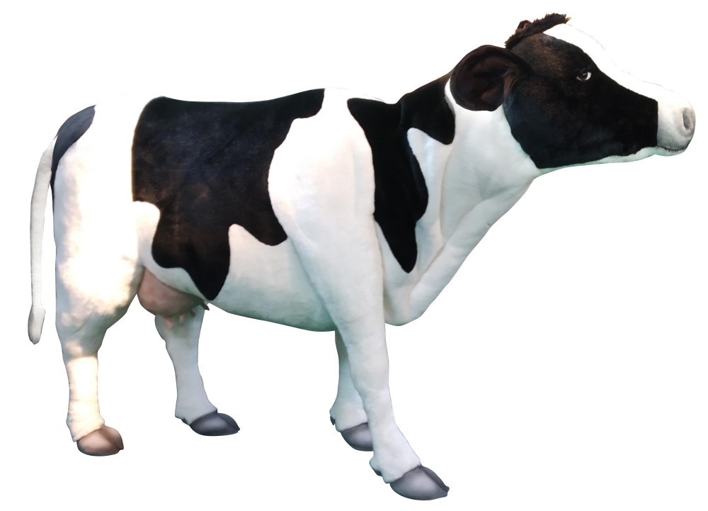 Life-Size Animatronic Cow (128cmH) | Realistic Farmyard Prop