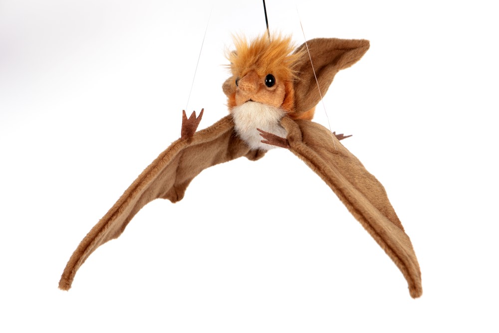 Hanging Bat (Brown) 37cmL - Hamac Trading