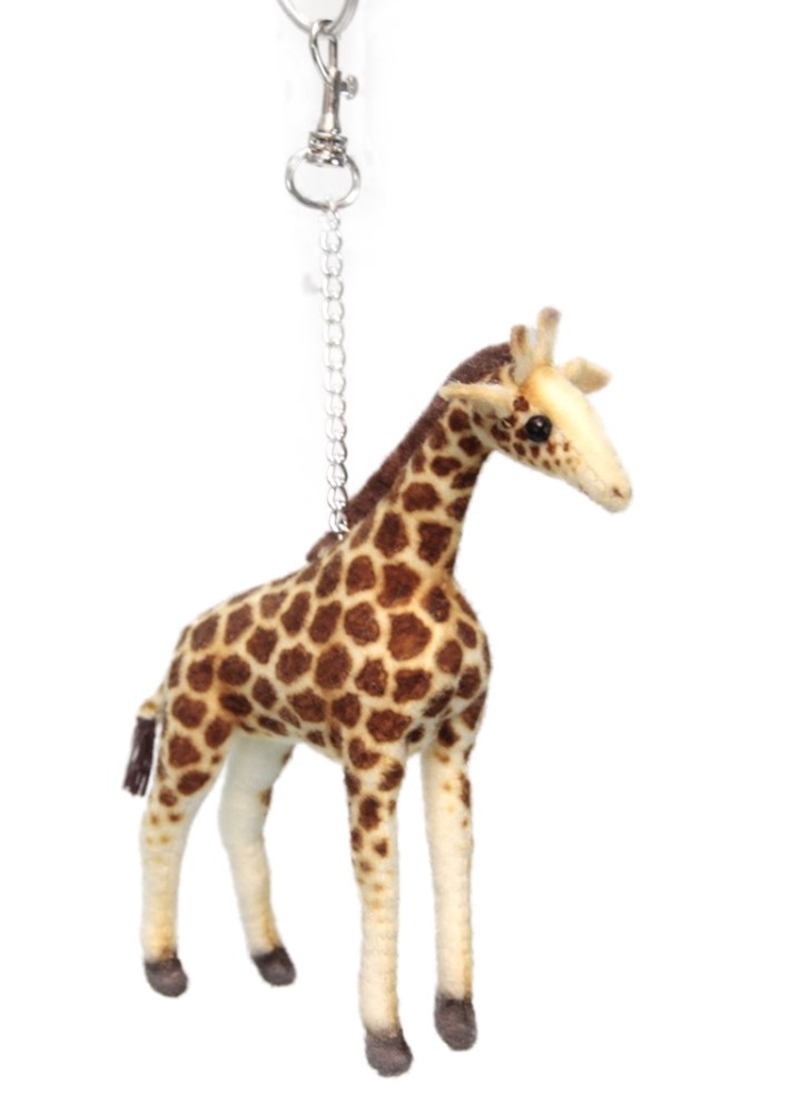 Giraffe Keychain 14cmH - Hamac Trading
