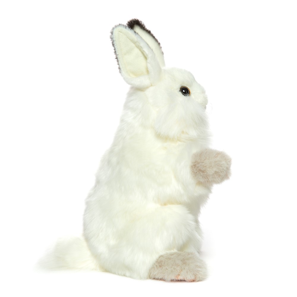 White Rabbit Puppet 34cmH - Hamac Trading