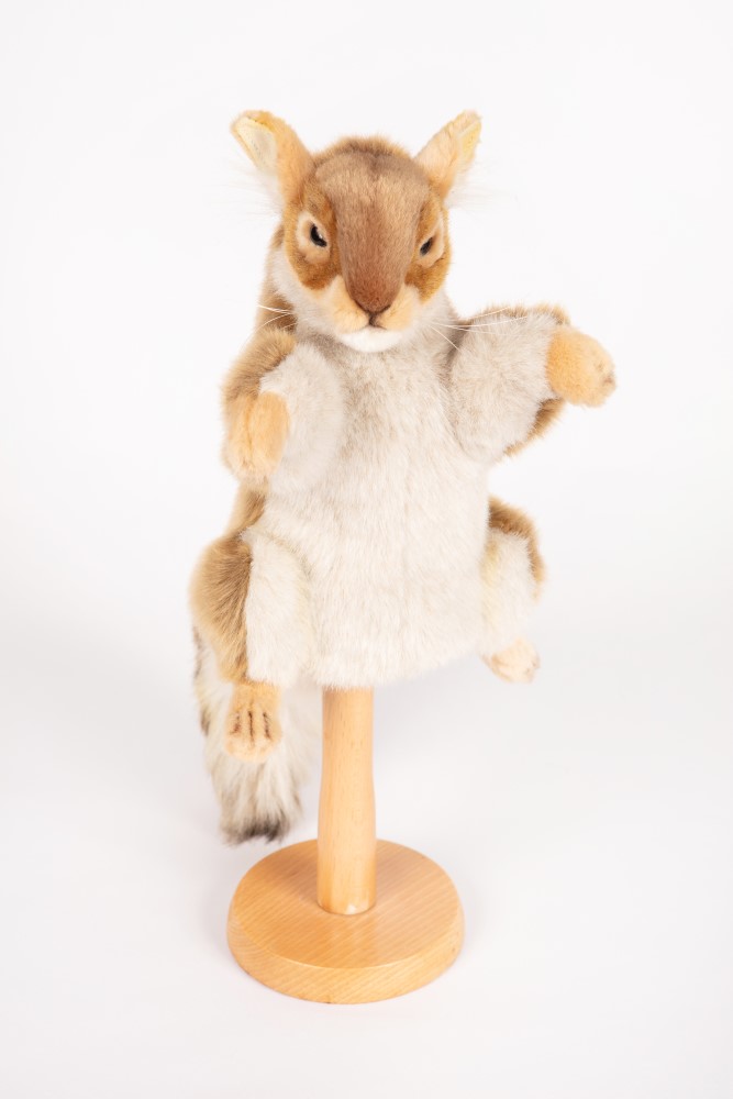 Red Squirrel Puppet 28cm - Hamac Trading