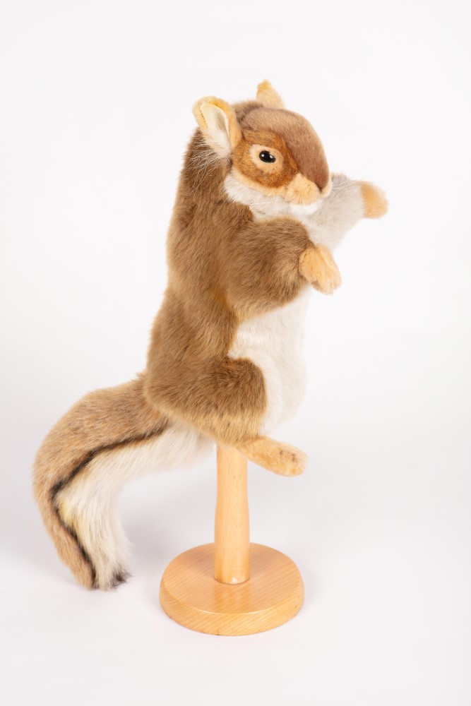 Red Squirrel Puppet 28cm - Hamac Trading