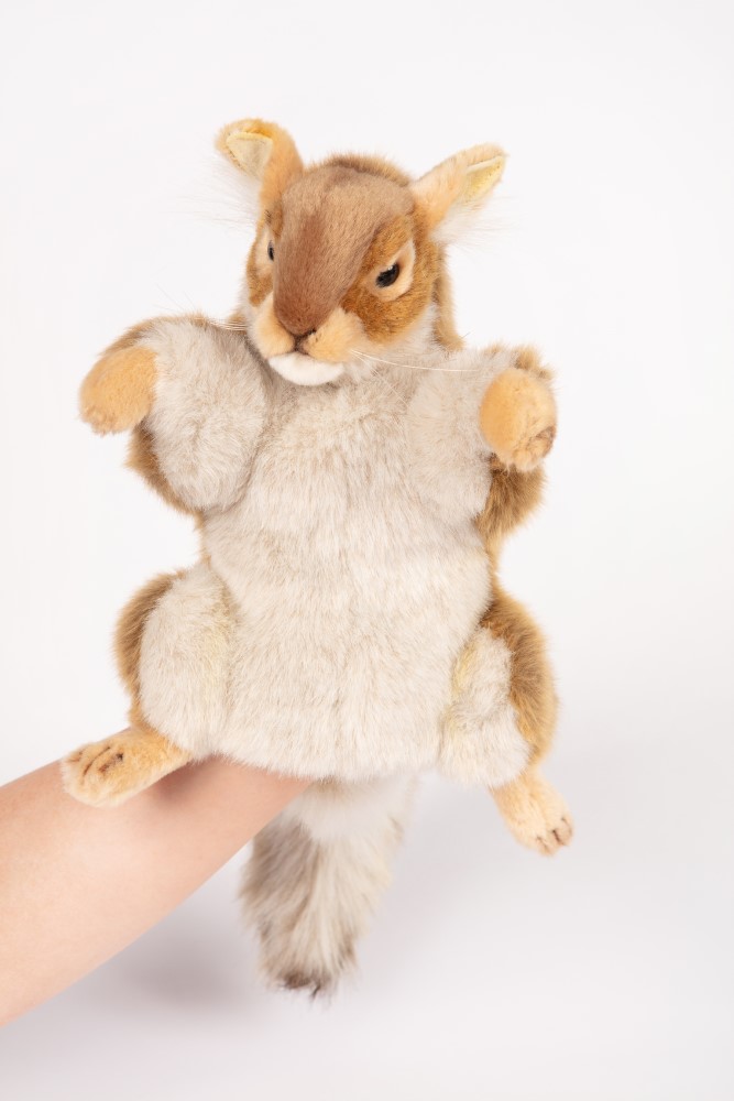Red Squirrel Puppet 28cm - Hamac Trading