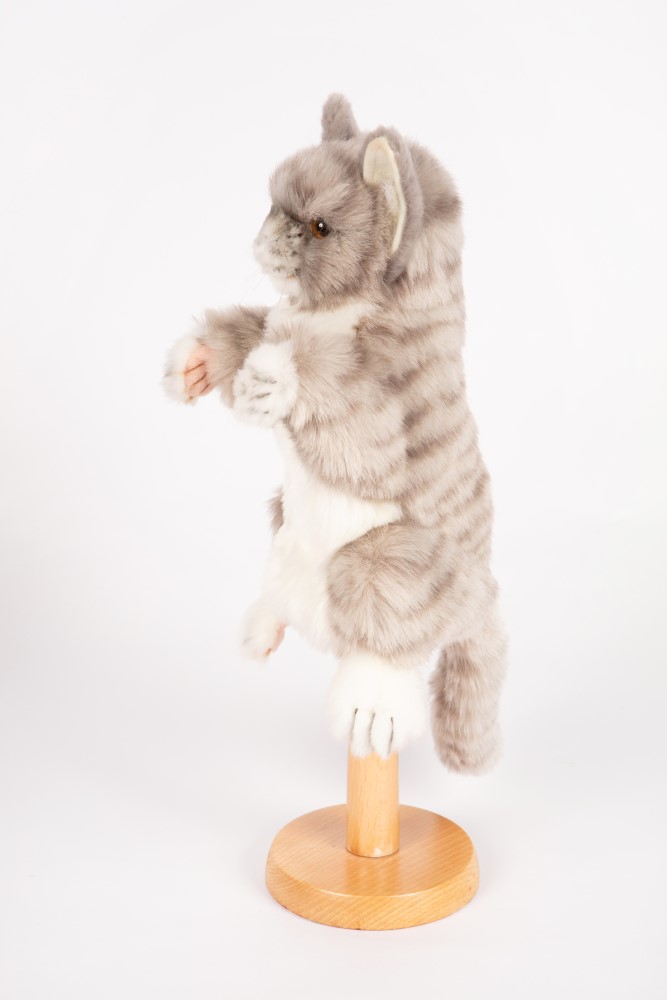 Cat Jacquard Puppet 30cm - Hamac Trading