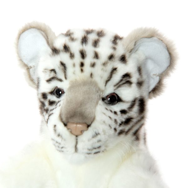 Snow Leopard Puppet 32cmH - Hamac Trading