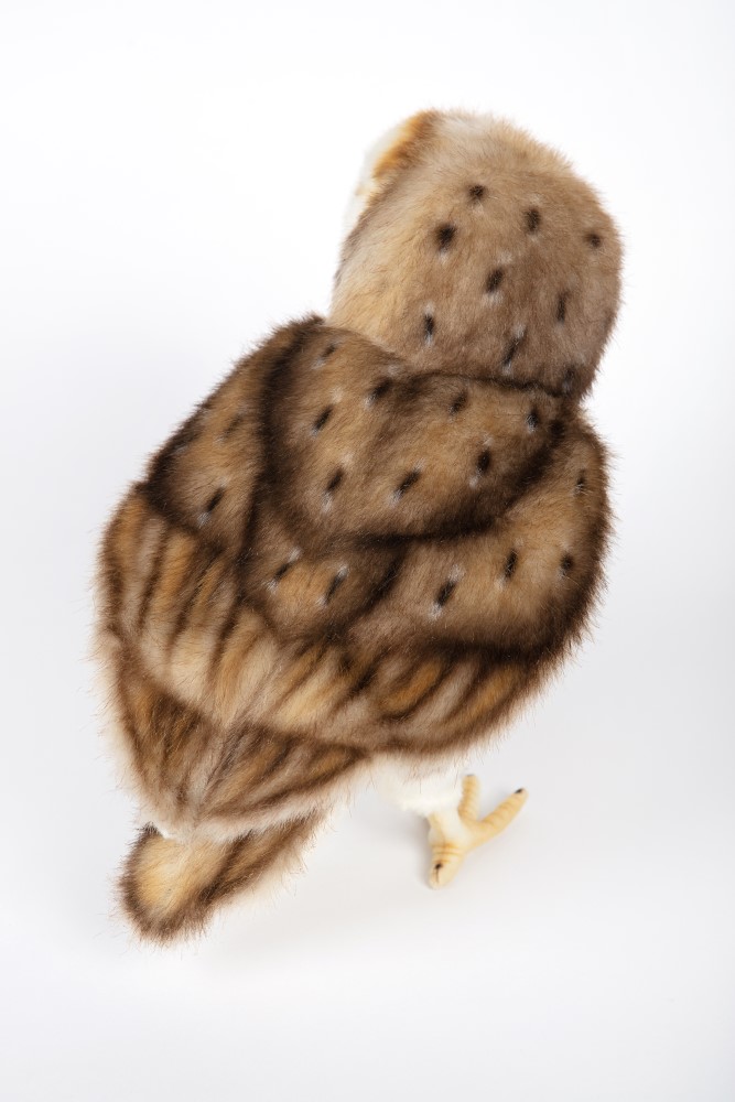 Barn Owl (Movable head) 27cmH - Hamac Trading