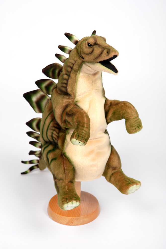 Stegosaurus Puppet 40cmH - Hamac Trading