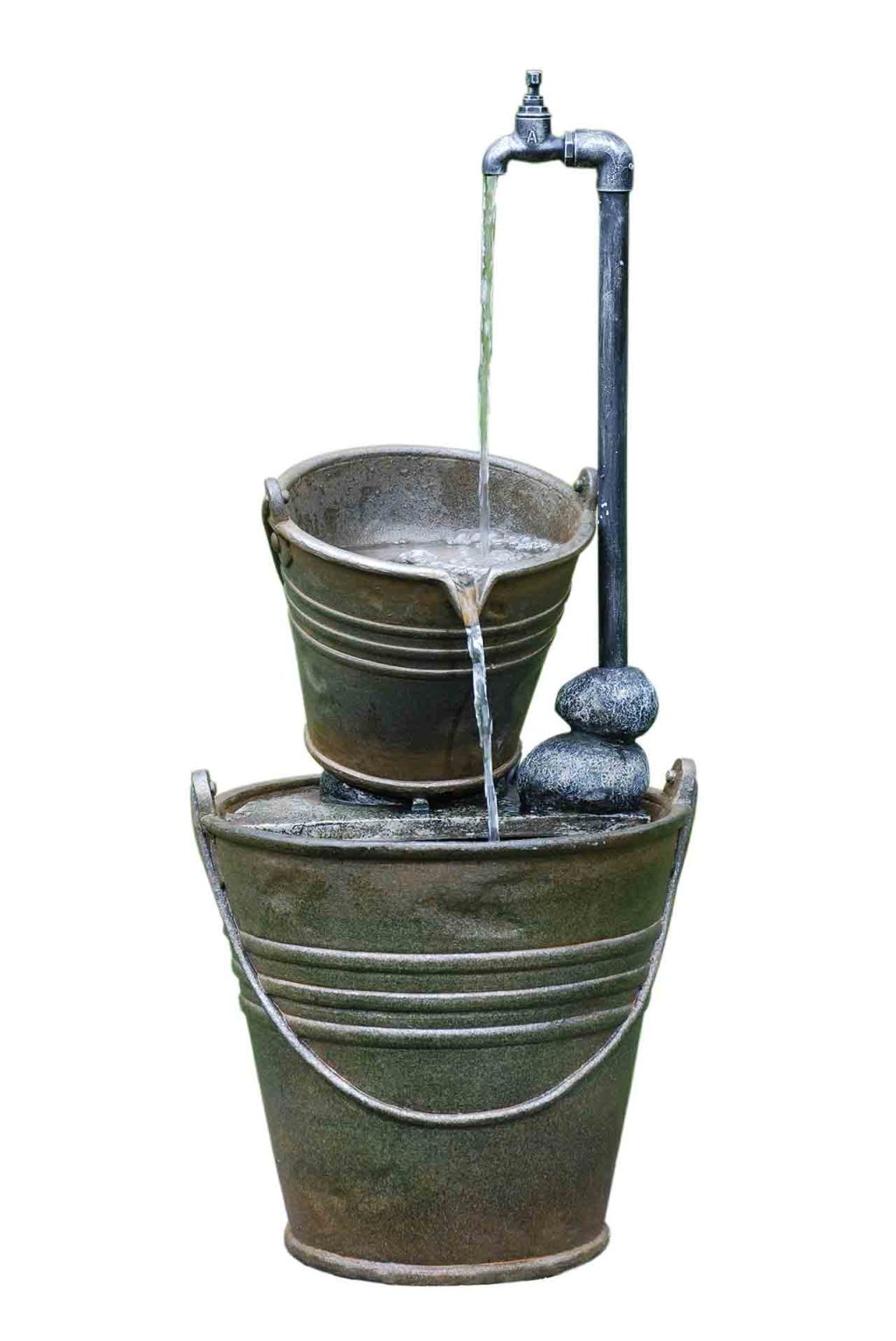 2 Tin Buckets with Tap - Hamac Trading