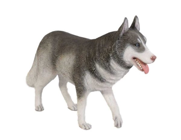Life Size Fibreglass Resin Siberian Husky Model - Hamac Trading ...