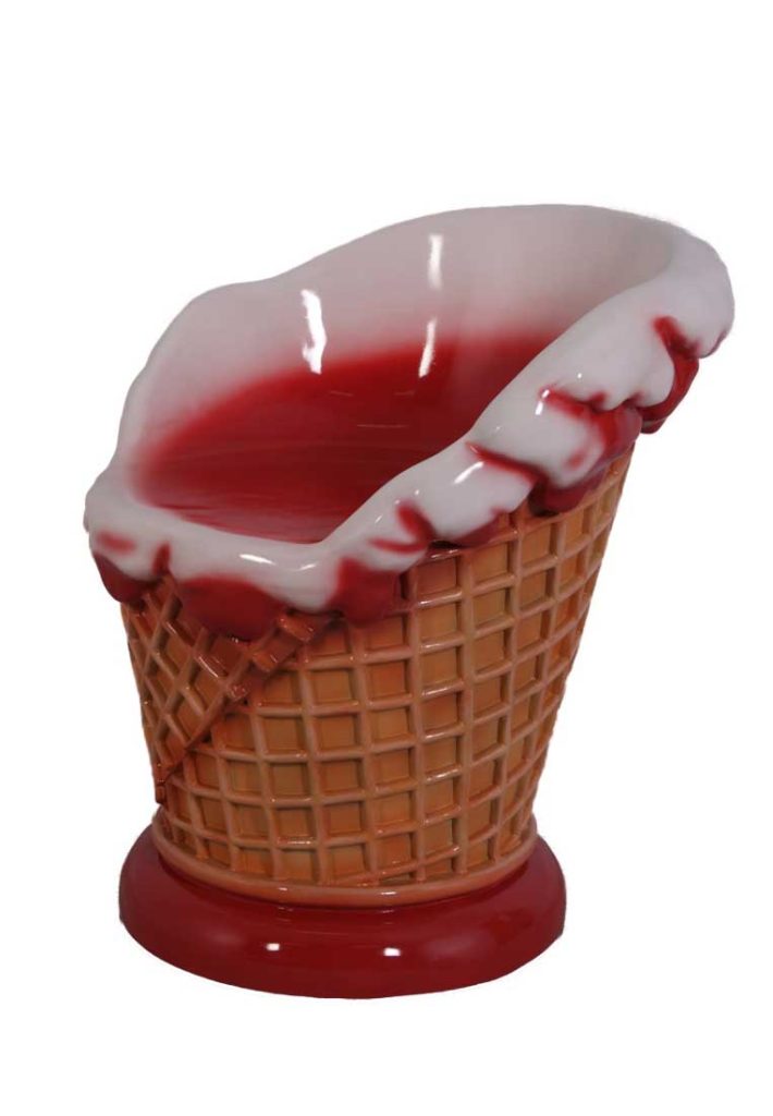 Ice Cream Chair - Strawberry - Hamac Trading