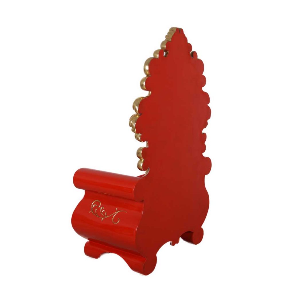 Santa Throne (Red) | Regal Seating For Santa & Photo-Ops