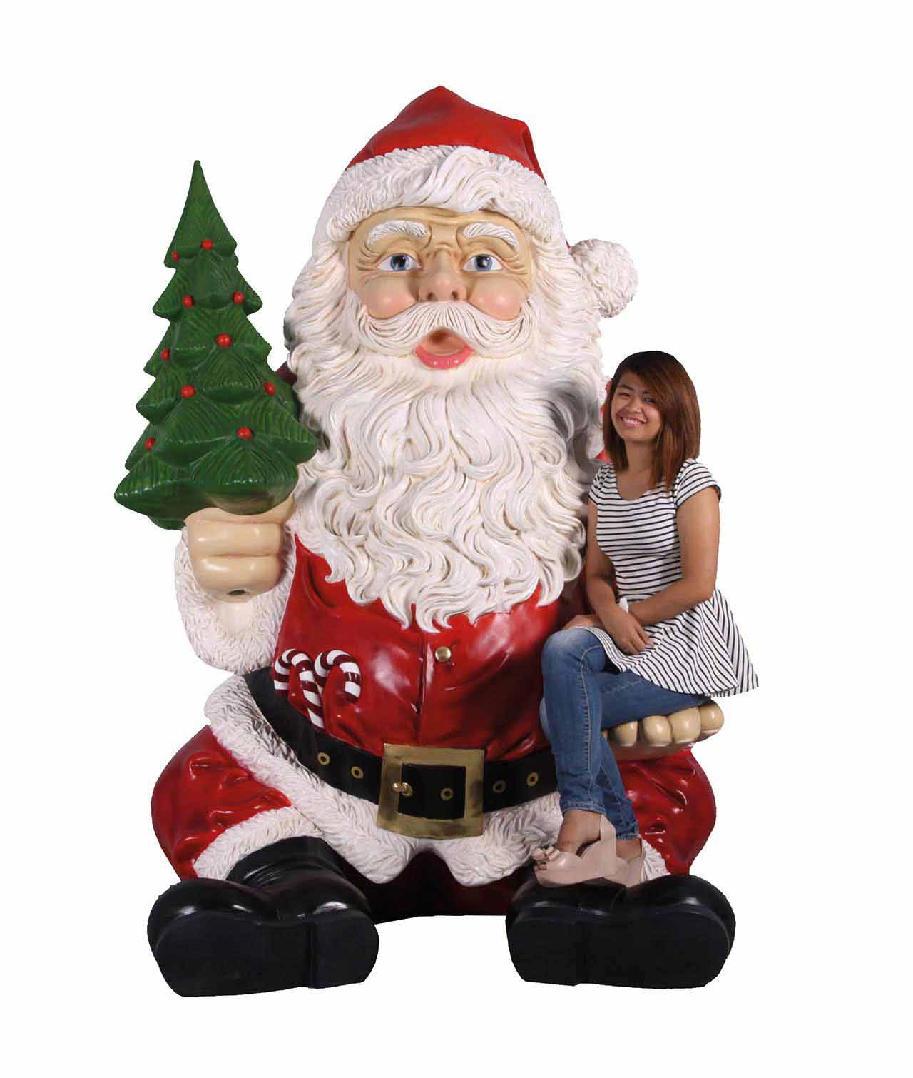 Giant Sitting Santa Claus - Hamac Trading