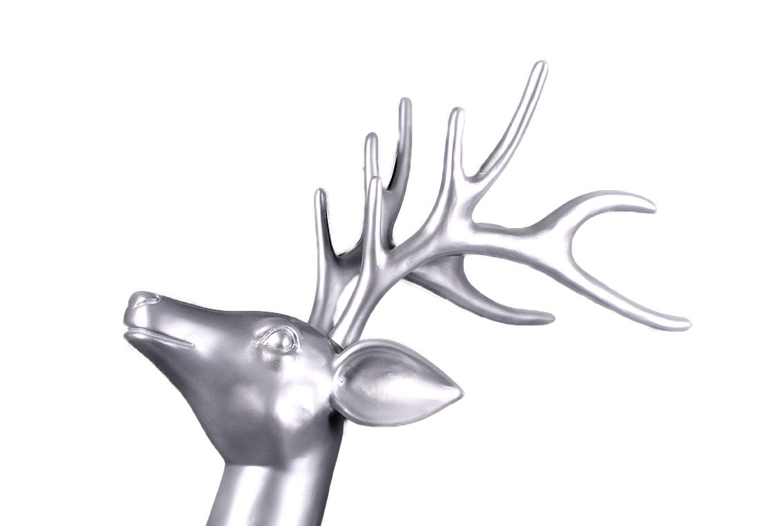 Silver Standing Reindeer - Hamac Trading