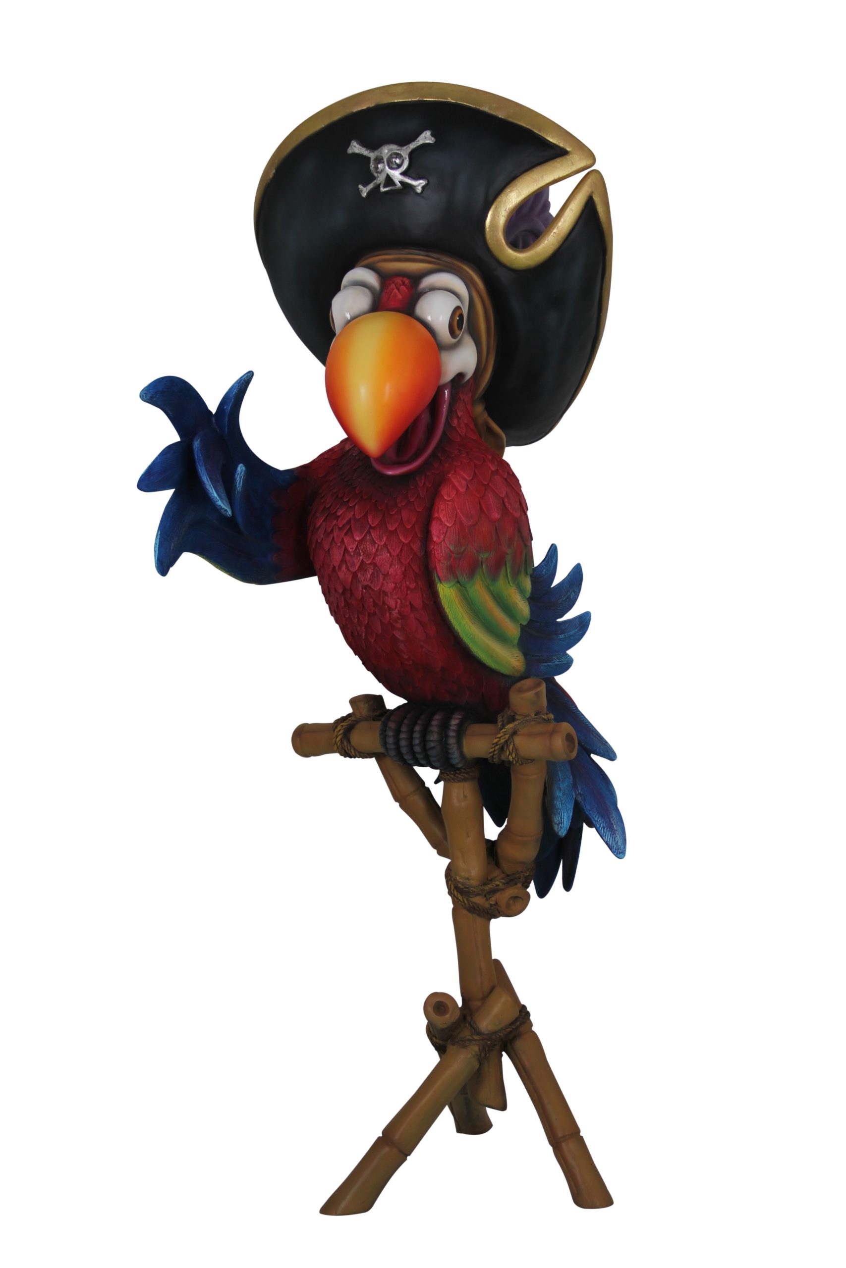Pirate Parrot on Stand – Lifelike Display Prop