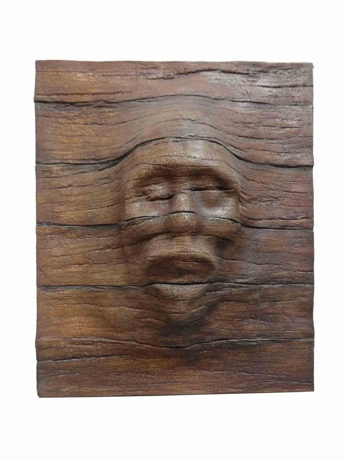Eerie Face - Wood Panel