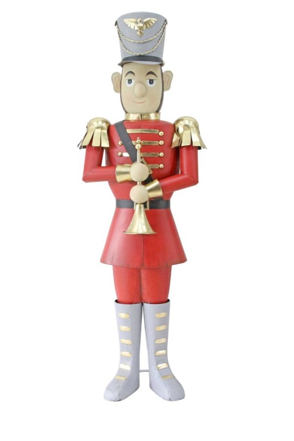 Metal Soldier with Trumpet | Metallic Twist on Festive Trumpeter