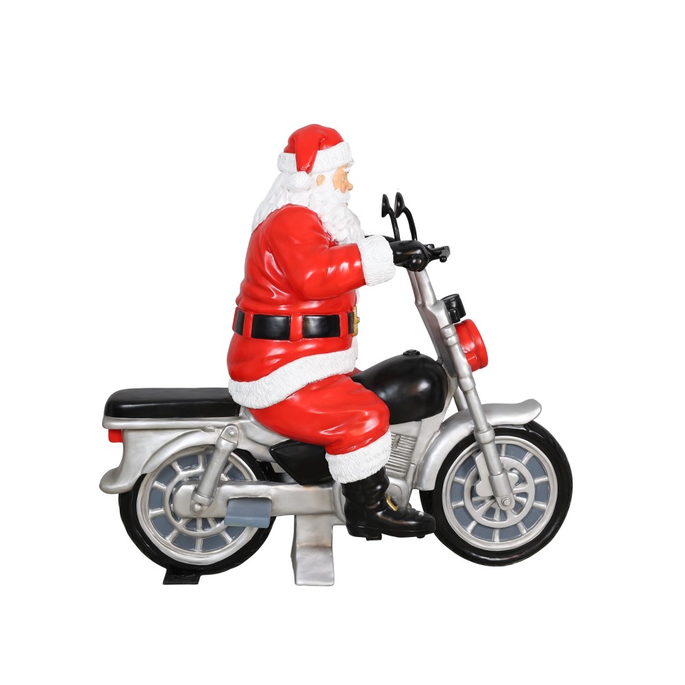 NEW Santa on Motorcycle | Modern Twist on Santa